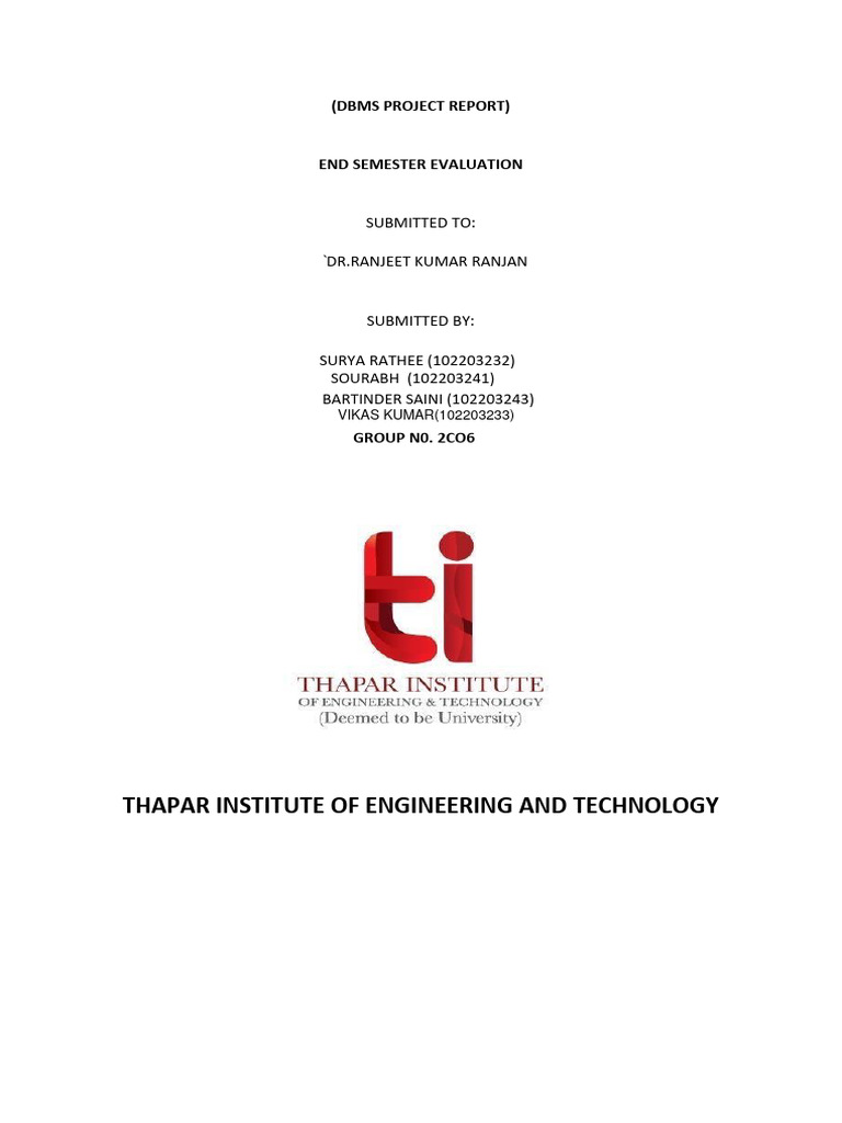 Online Food Delivery_DBMS Project | PDF | Data Management | Databases