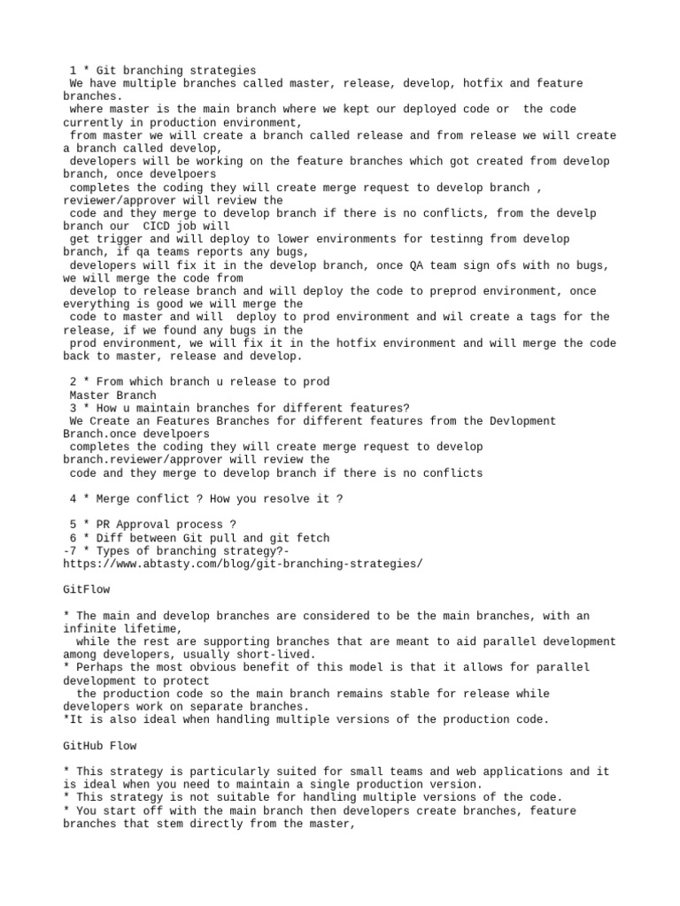 Git Qa | PDF | Version Control | Computer Science