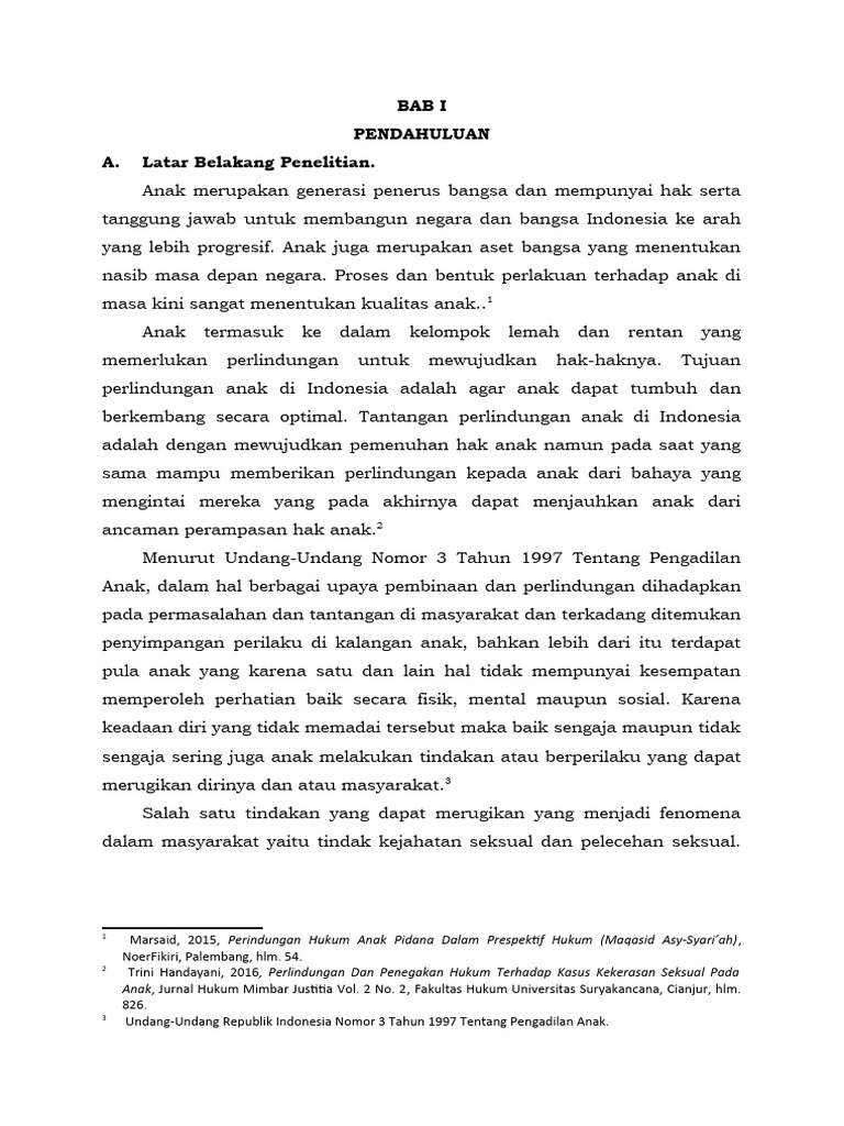 Skripsi Bab 1 Dan Bab 2 | PDF