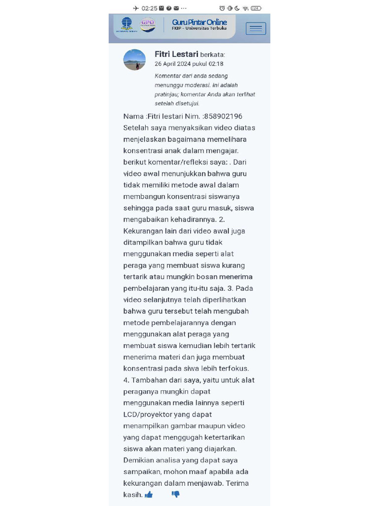 Menganalisis Gpo Fitri Lestari | PDF