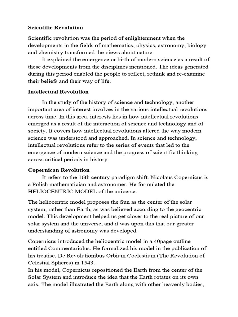 Scientific Revolution | PDF | Id | Natural Selection