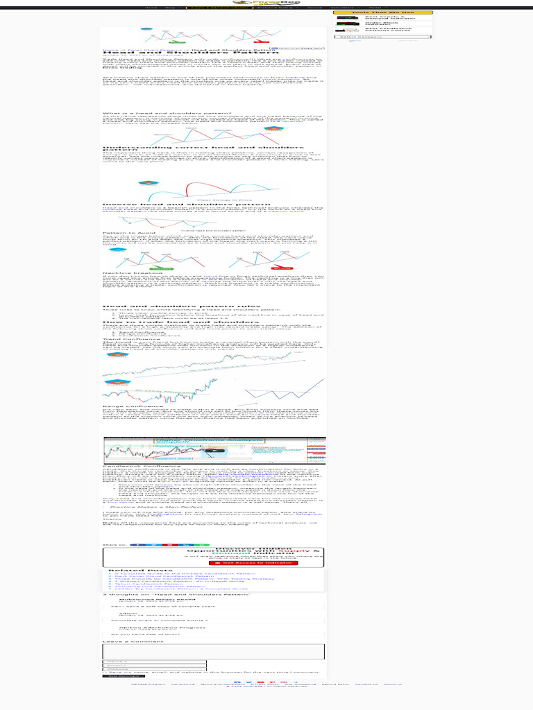 Down Sholders | Download Free PDF | Technical Analysis