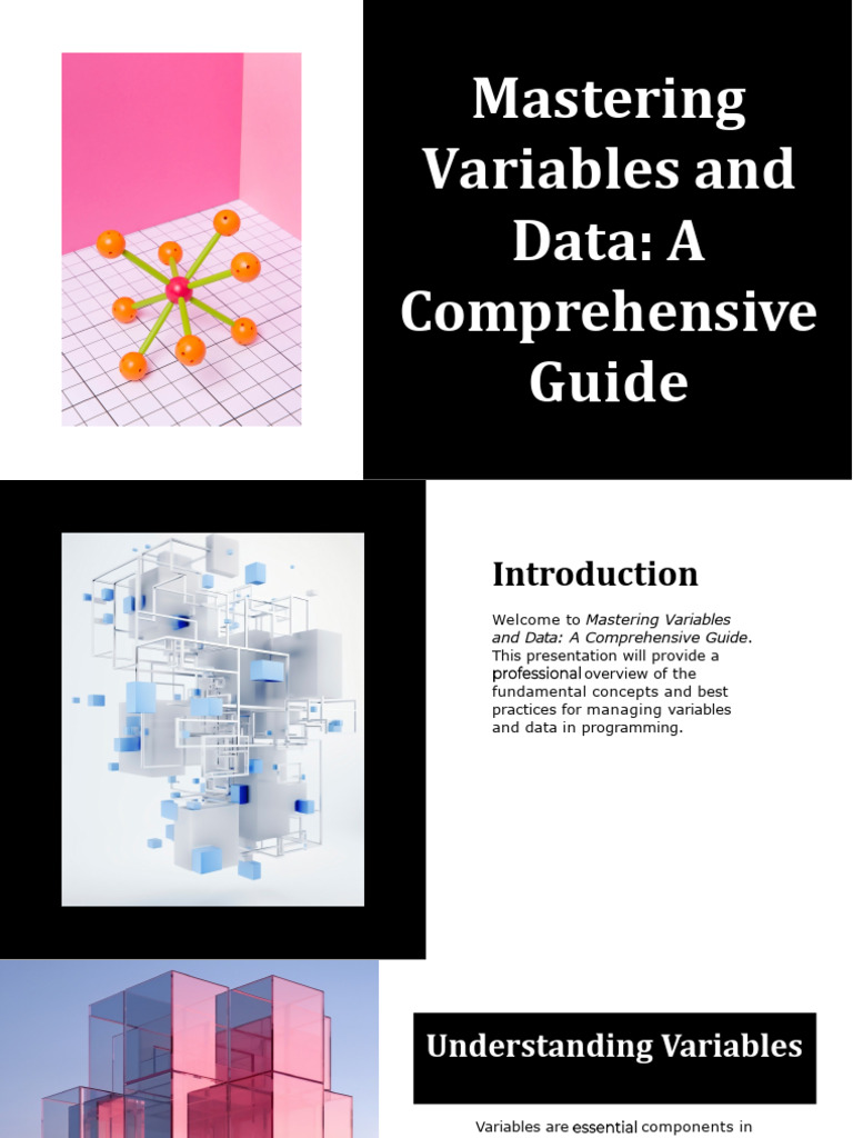 Slidesgo Mastering Variables and Data A Comprehensive Guide 20240506092811v1XD | PDF | Variable ...