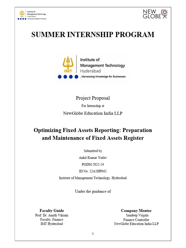 Ankit Yadav_22A1HP042_IP Proposal | PDF | System | Information Technology