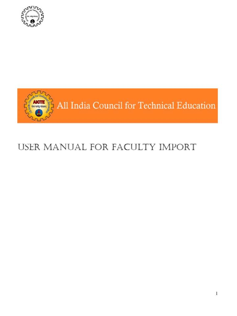 Faculty Import User Help Manual | PDF | Computer File | Icon (Computing)