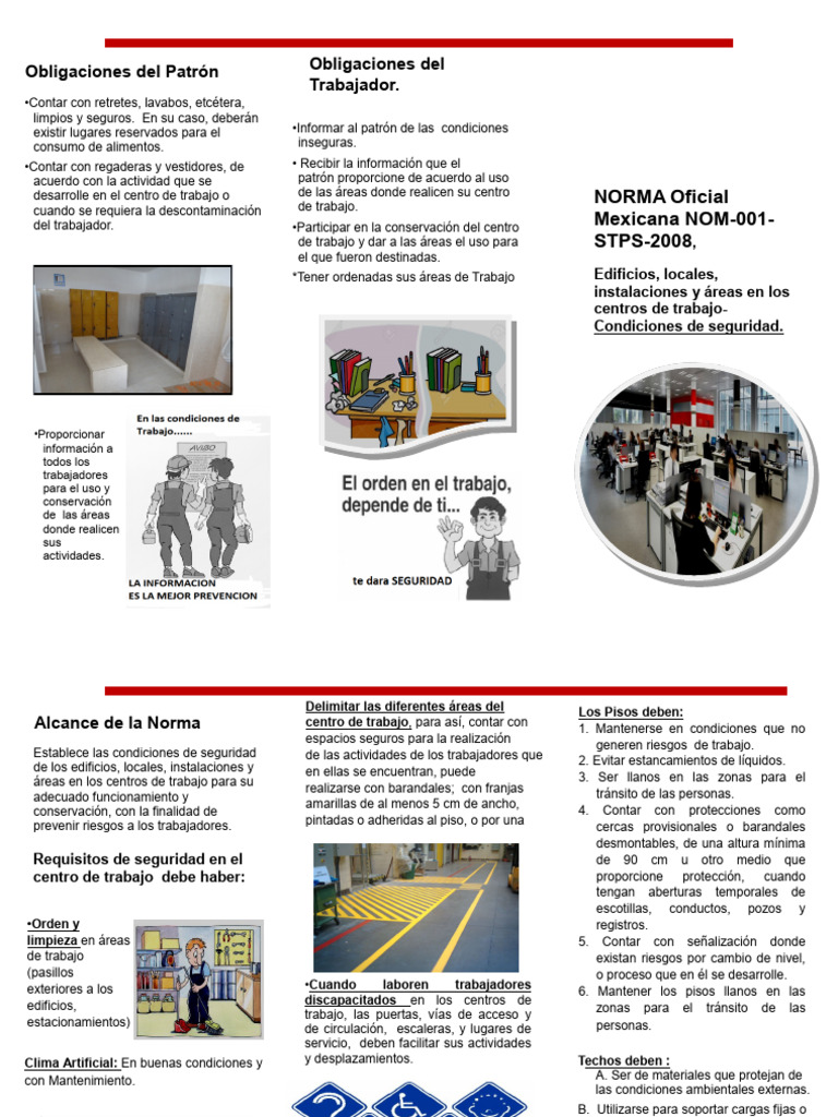 Triptico - Nom-001-Stps | PDF