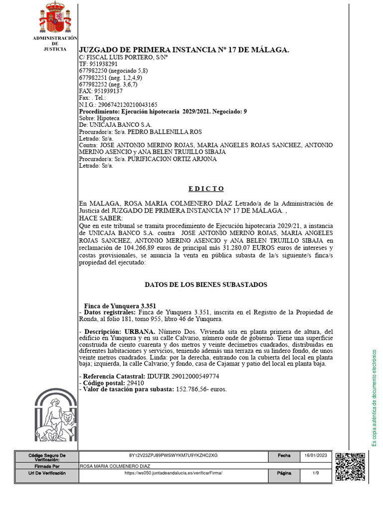 Documento 3 | PDF | Subasta | Pagos
