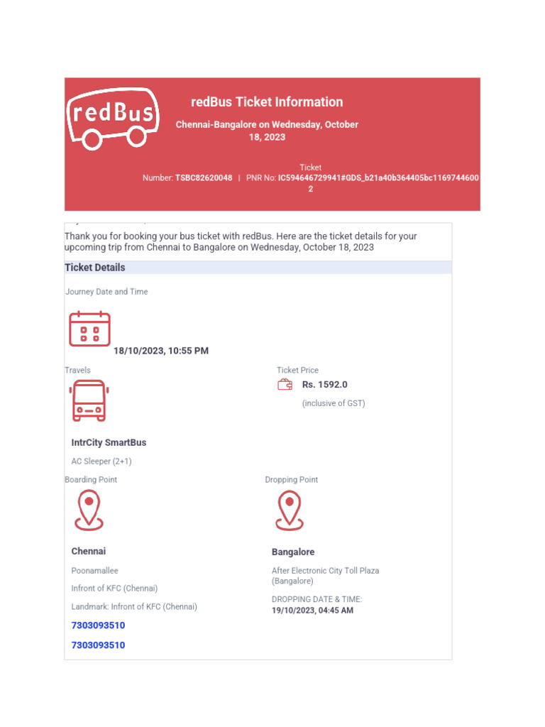 redBus-1592 | PDF | Bus | Baggage