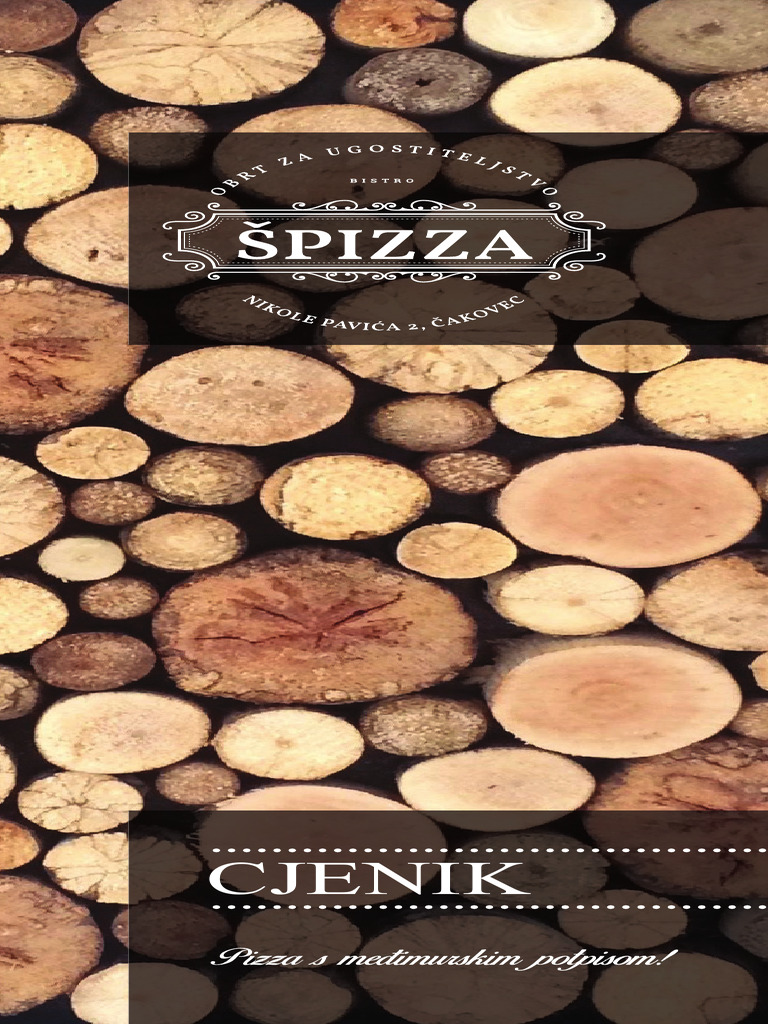 Špizza ČK, Cjenik Pića 2024 HR | PDF