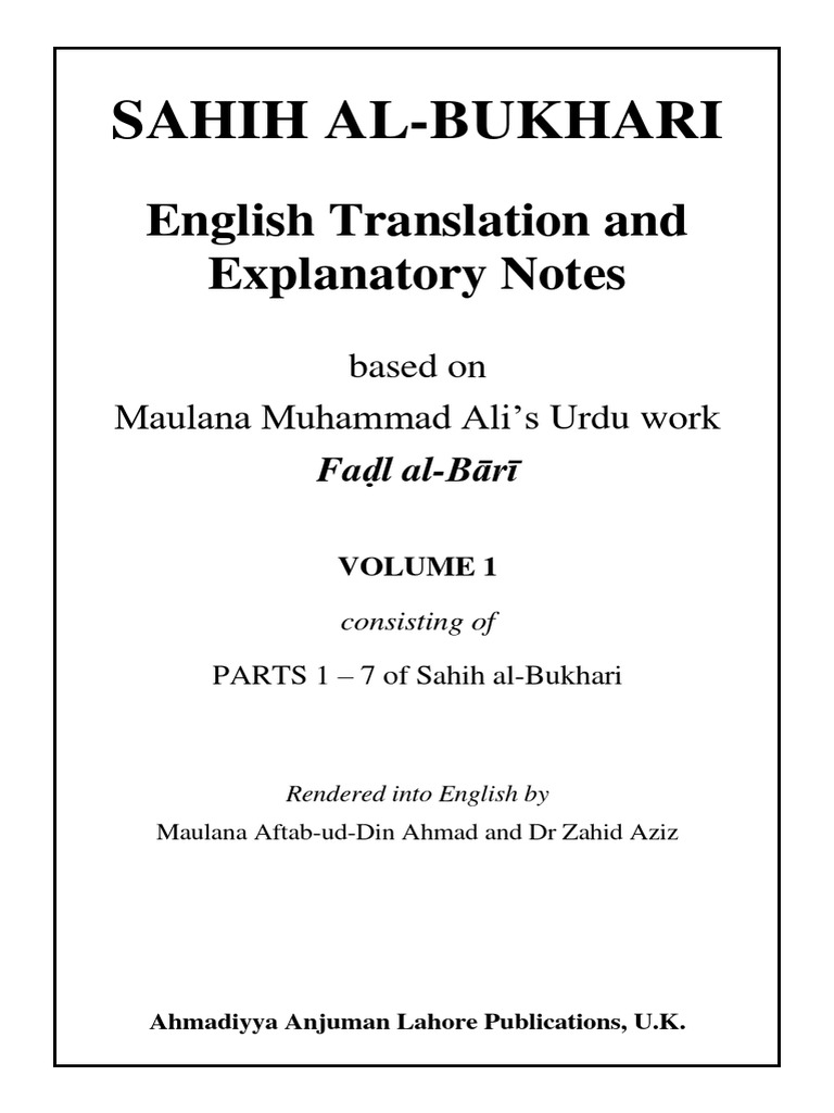 Buk Hari | PDF | Hadith | Quran