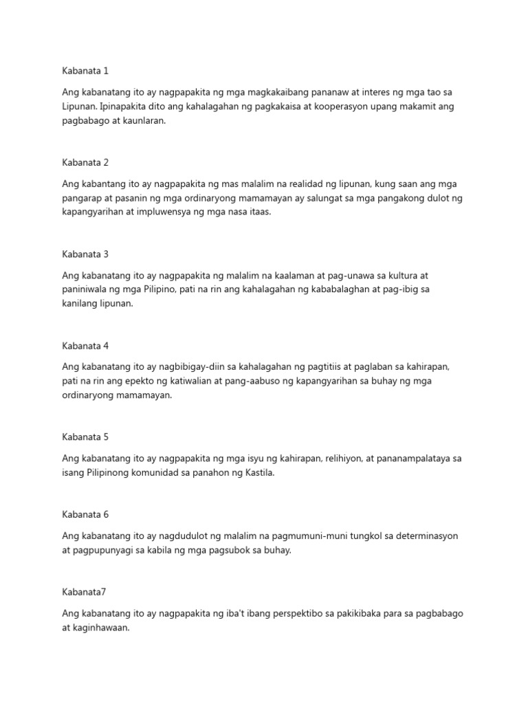 Filipino Portfolio | PDF