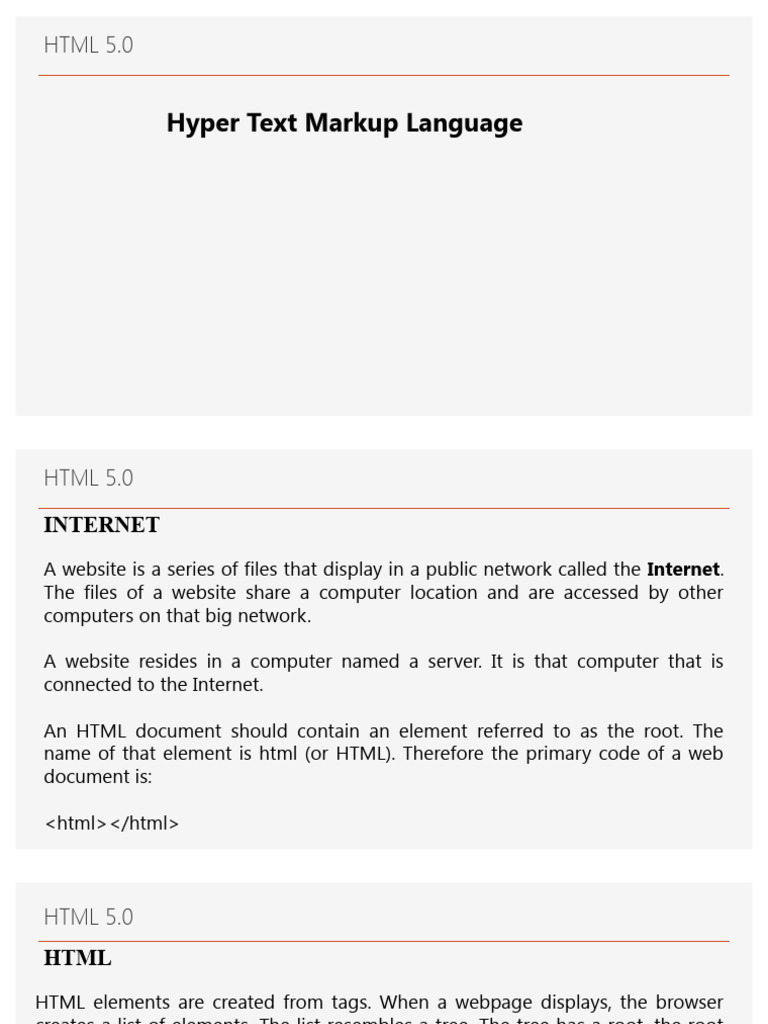 Html5o Css Pdf Html Element Html 