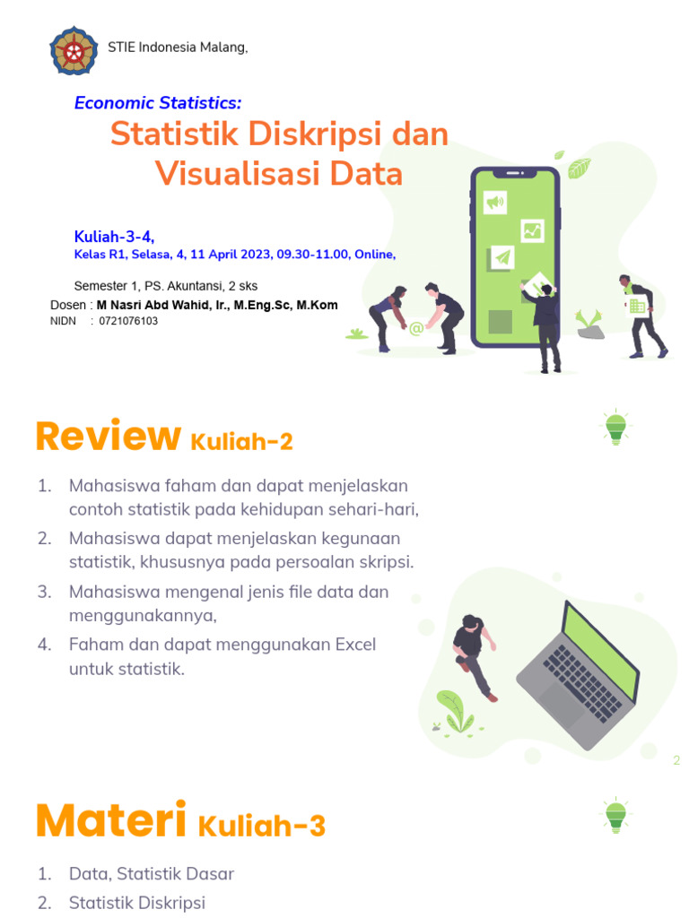 3-4.ES-Visualisasi & Statistik Deskriptif | PDF | Metode & Bahan Ajar ...