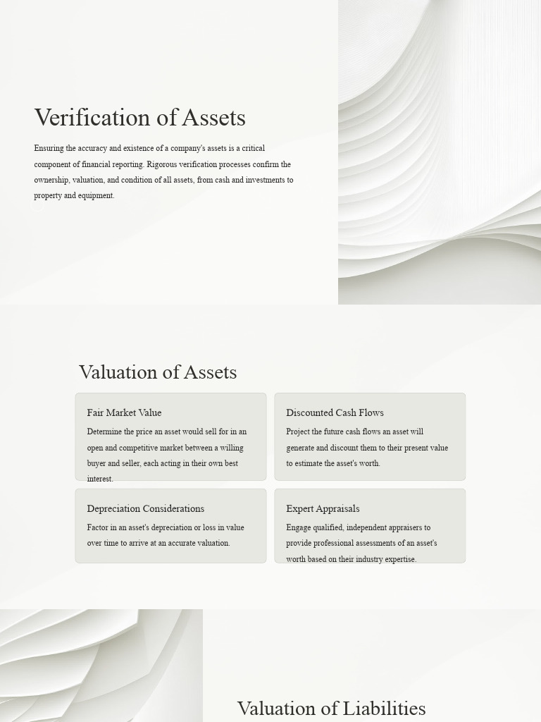 Poa Unit III | PDF | Valuation (Finance) | Depreciation