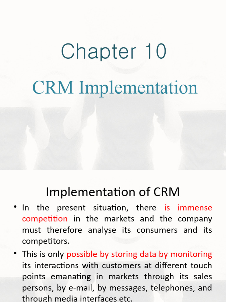 CRM Notes | PDF | Customer Relationship Management | Enterprise ...
