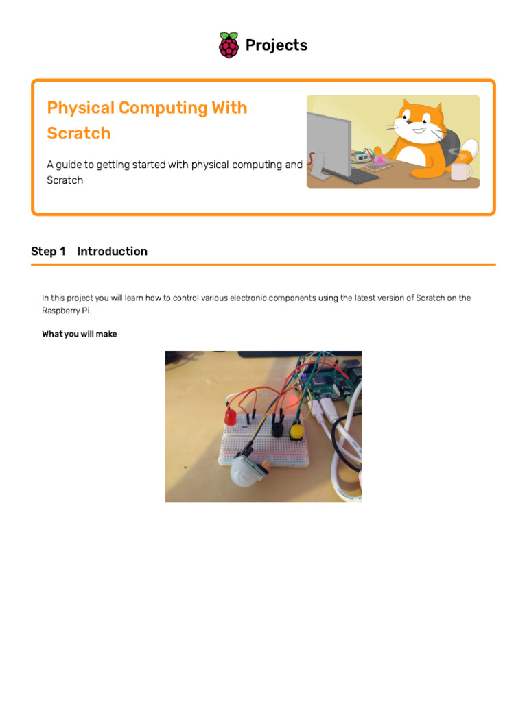 Physical Computing With Scratch | PDF | Electronics | Computer Engineering