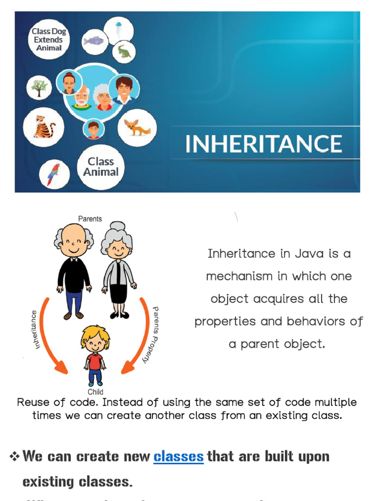 9.inheritance and Super Keyword | PDF | Inheritance (Object Oriented Programming) | Class ...