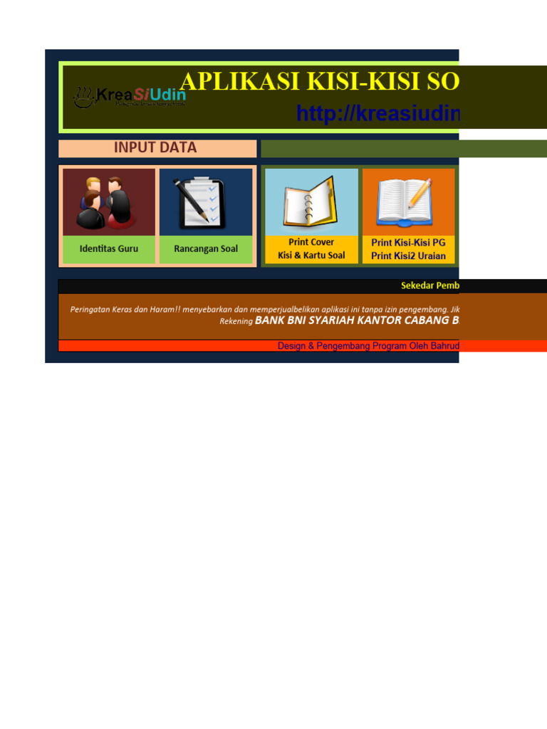 Aplikasi Kisi Kisi Dan Soal Matematika Kls 6 Sm2 | PDF