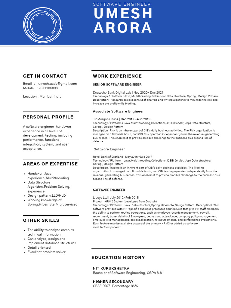 Updated Resume | Download Free PDF | Information Technology | Computing