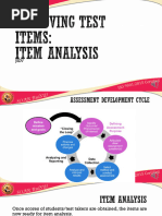 Item Analysis - 2025 - Template | PDF | Evaluation Methods | Tests