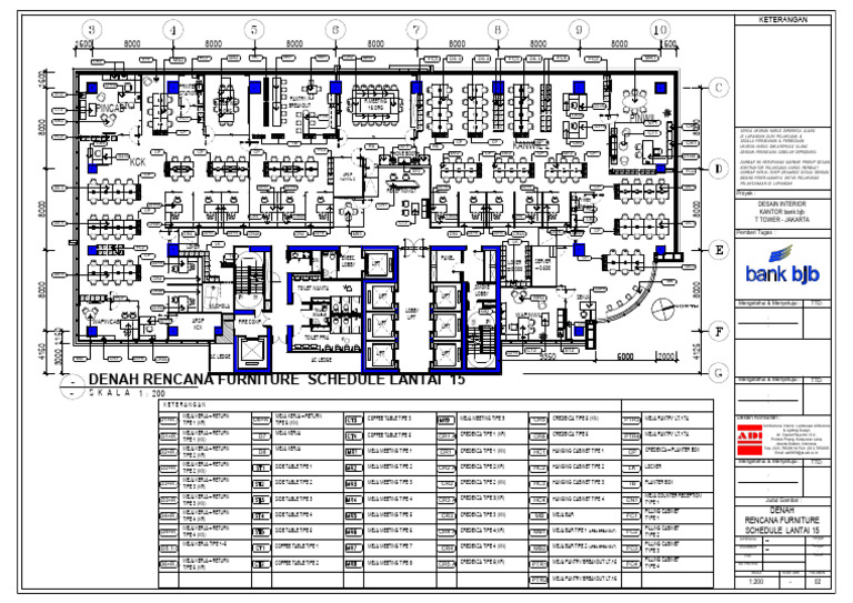 Denah Furniture Lantai 15 | PDF