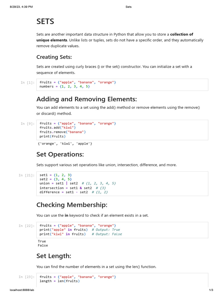 FALL WIN SEM (2023-24) CSE1012 ETH AP2023243000475 Reference Material I 27-Sep-2023 Sets | PDF ...
