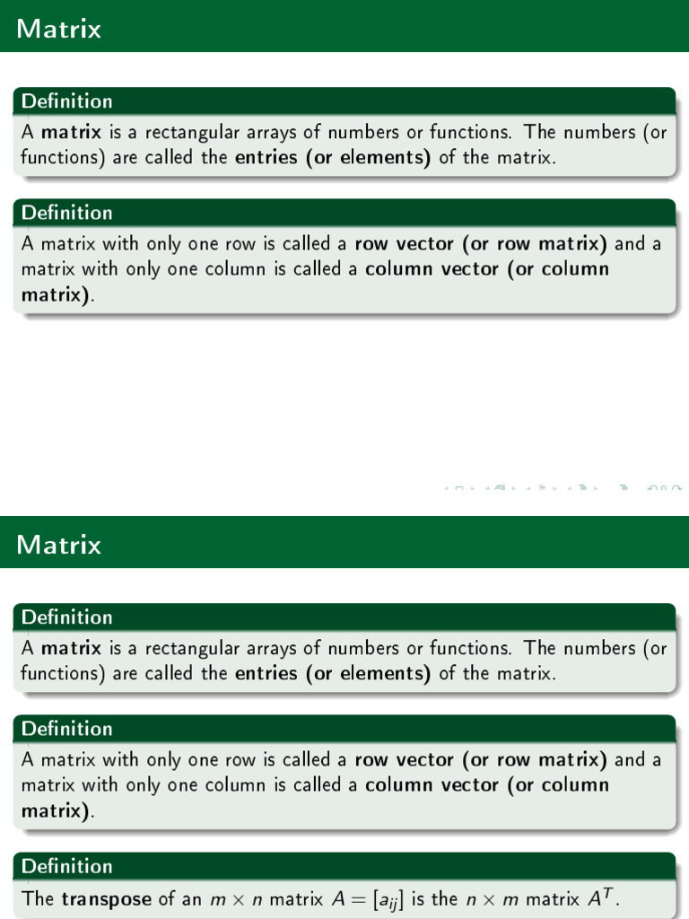 System of Linear Differential Equations - Matrix Methods | PDF ...