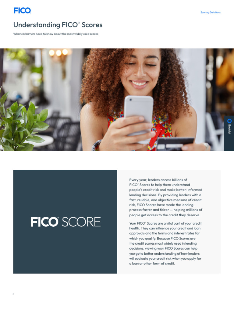 Understanding FICO Scores 5181BK Accessible MS ES | PDF | Loans | Credit