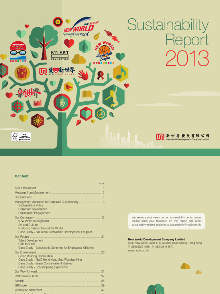 Sustainability Report for Stakeholders | PDF | Governance