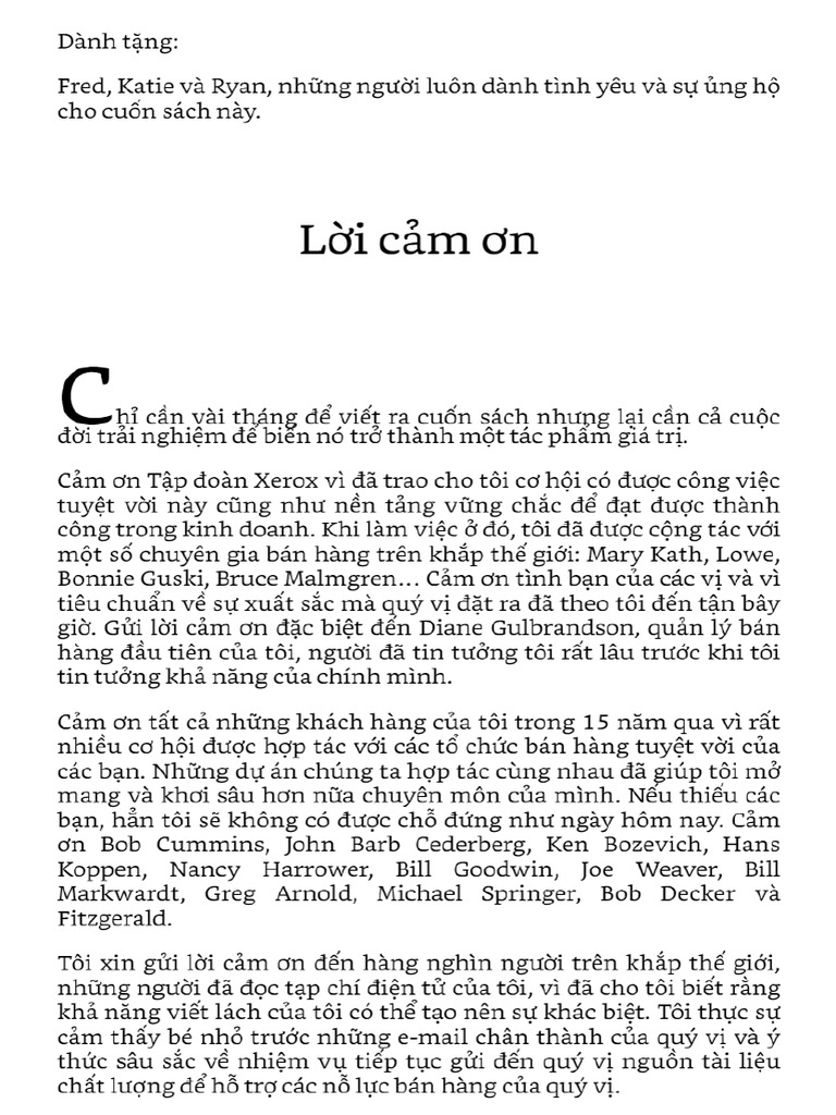 Bán Hàng Cho NH NG Gã KH NG L | PDF