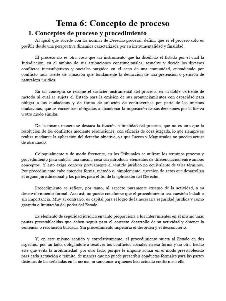 Tema 6-2 | PDF | Ley procesal | Jurisdicción