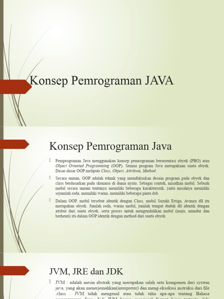 P4 AP 2A Konsep Pemrograman JAVA | PDF | Komputer