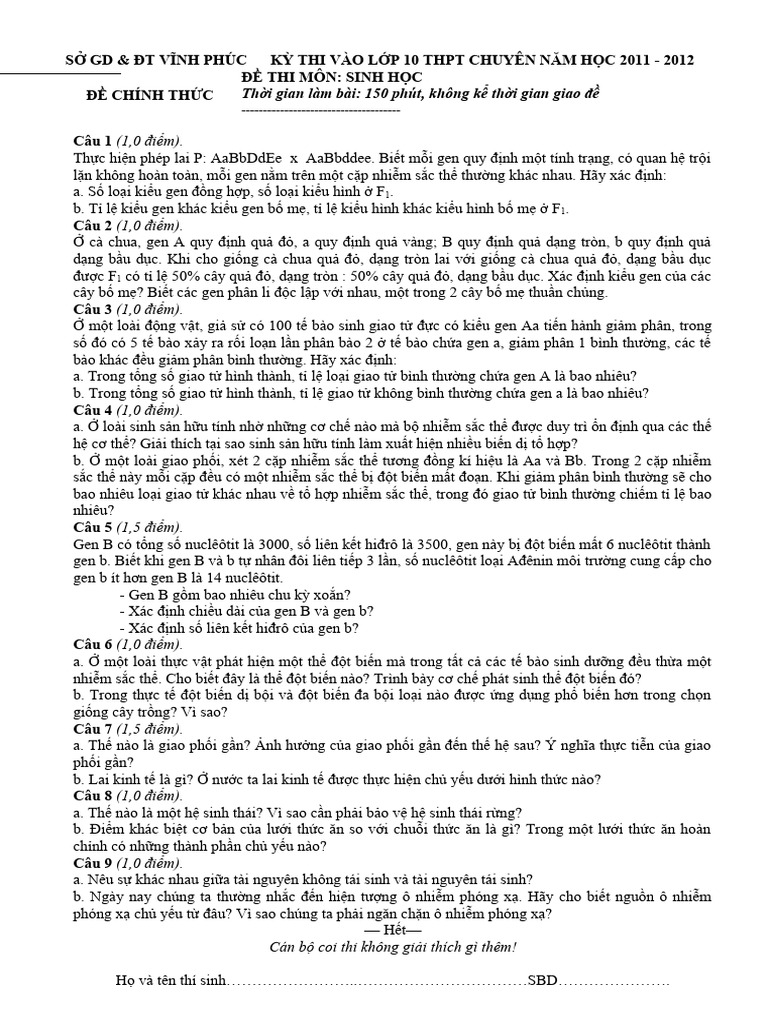 7092.Đề Thi Chọn HSG | PDF