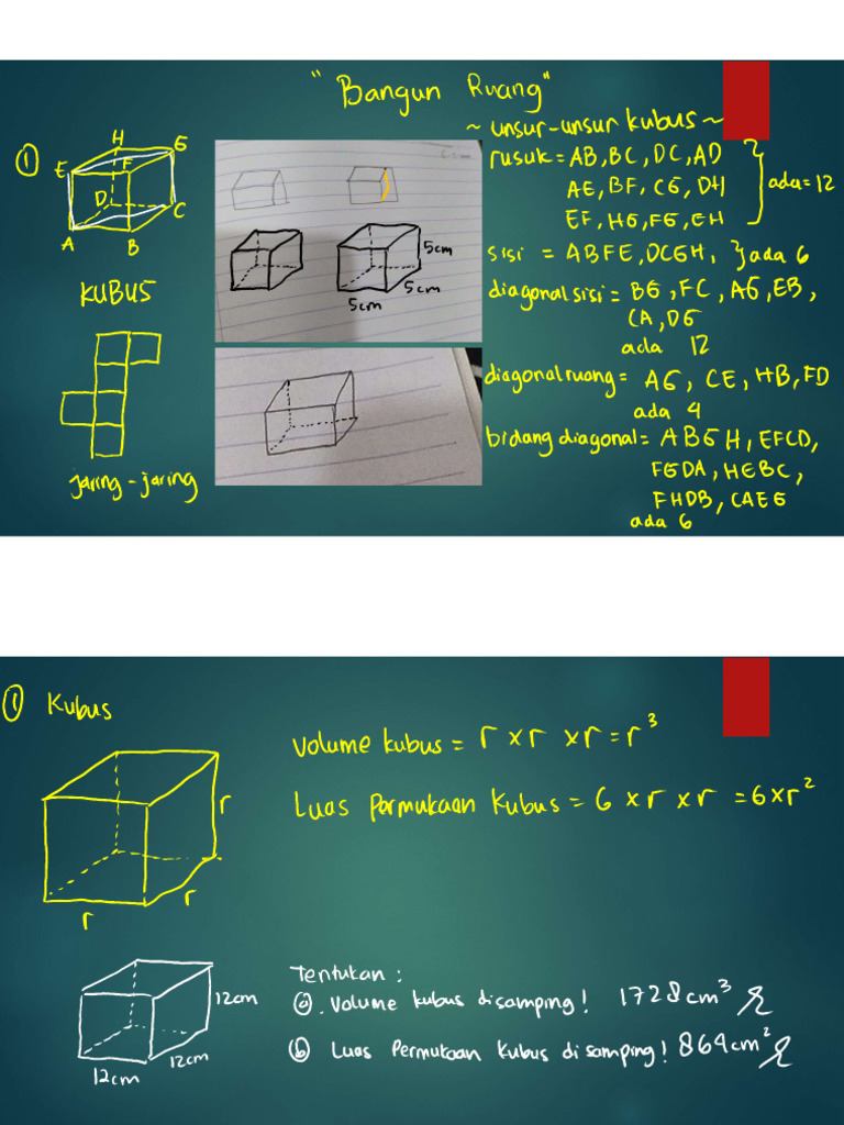 Dek Nirmala 060524 Bangun Ruang Kubus, Balok Dan Prisma Segitiga | PDF