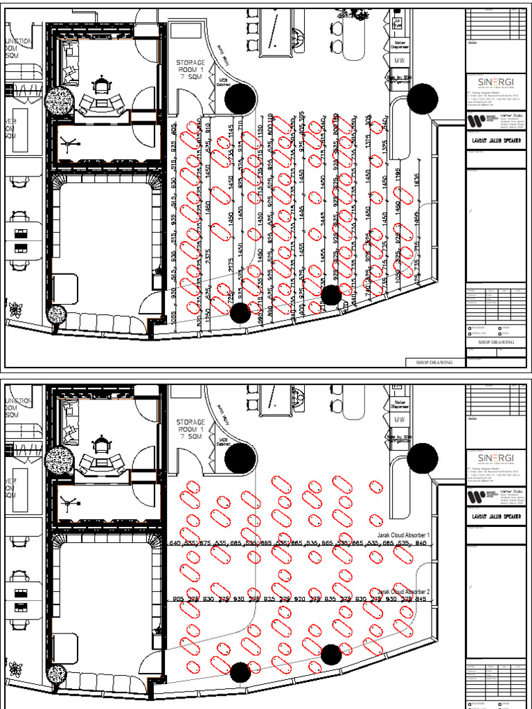 Sinergi Acoustic Shop Drawing Review | PDF
