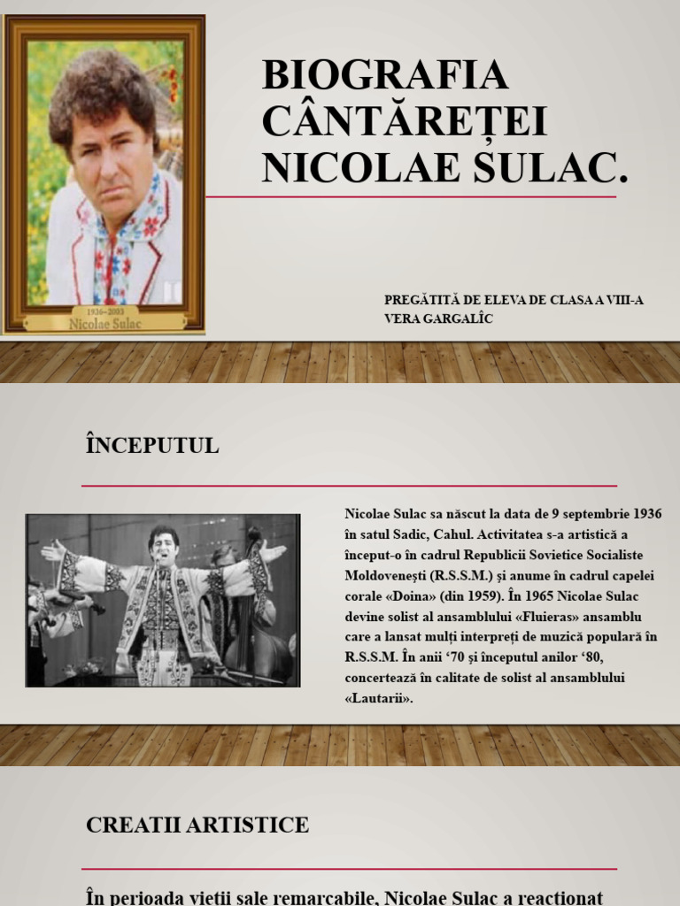 Nicolae Sulac | PDF