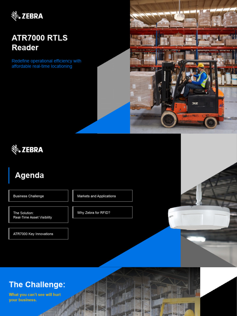 Atr7000 Rtls Reader Presentation Customer Facing en Us | PDF | Radio ...