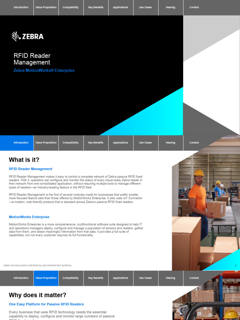 Motionworks Enterprise Rfid Reader Management Guide Selling en Us | PDF ...