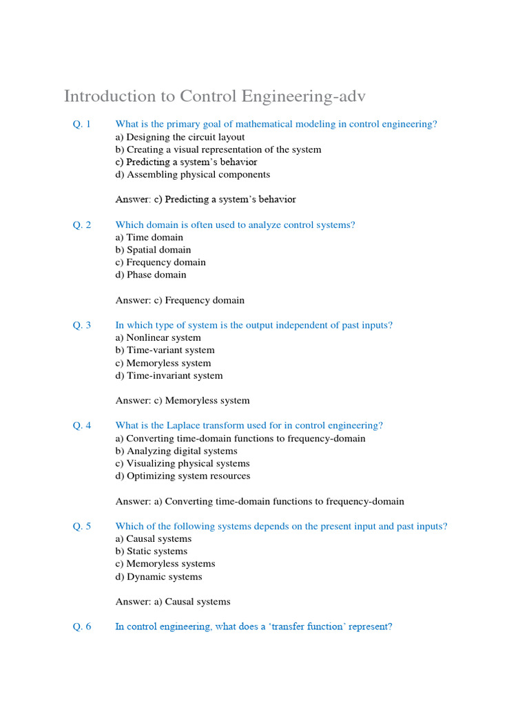 Introduction To Control Engineering-Adv | Download Free PDF | Control Theory | Damping