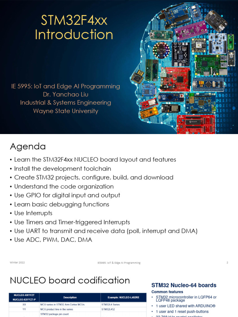 Week5 STM32 Nucleo | PDF | Computer Science | Computer Engineering