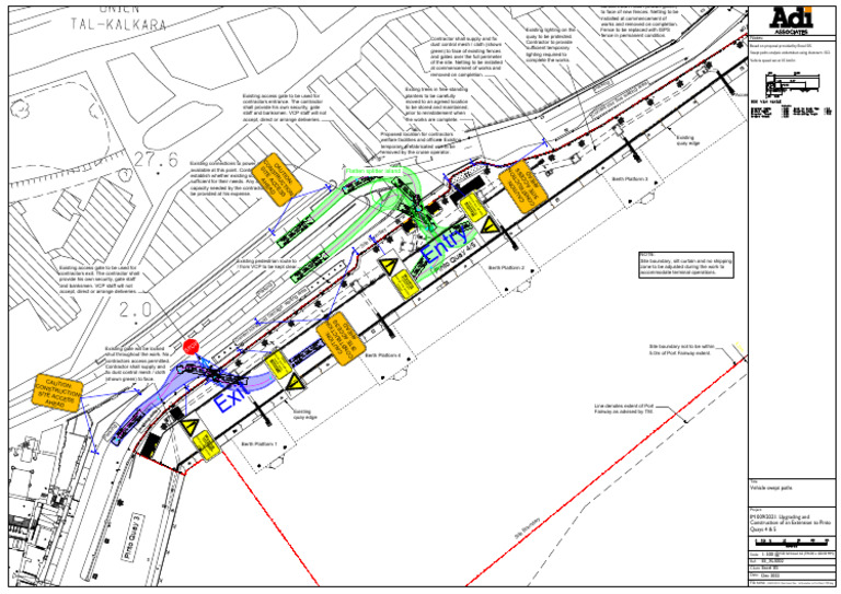 A6409-005-C1-Site Access Plan - 1st November To 31st March TMP-SPA ...