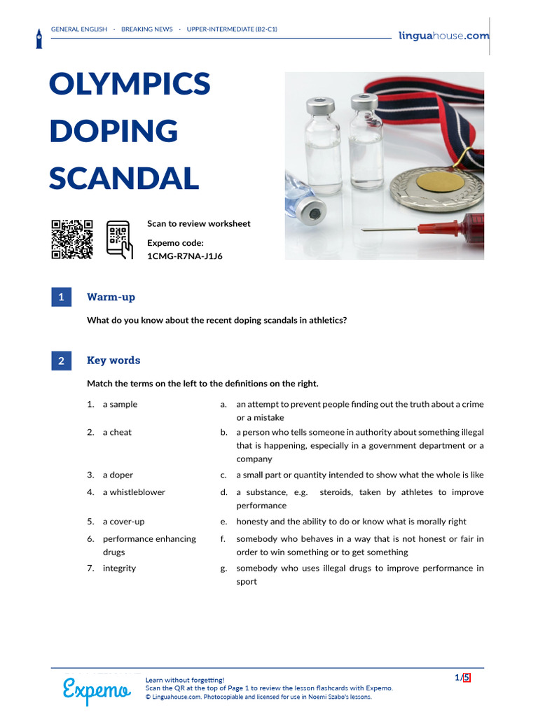 olympics-doping-scandal-british-english-teacher | PDF | Doping In Sport ...