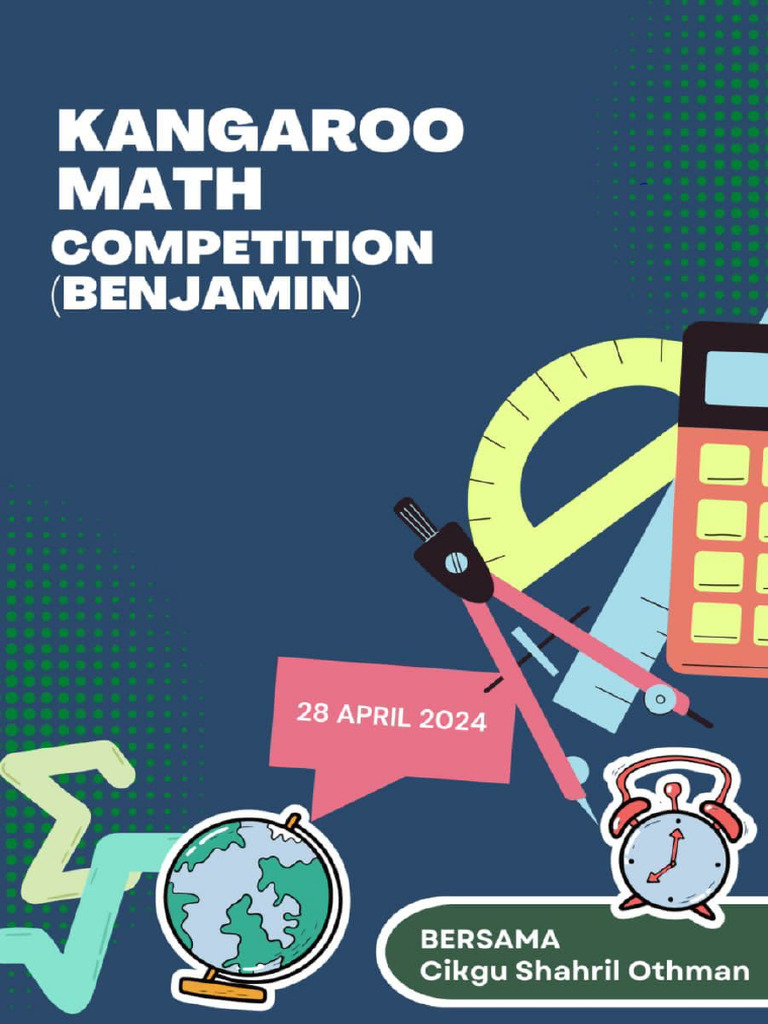 Jawapan Kangaroo Math Benjamin (5 Mei) | PDF