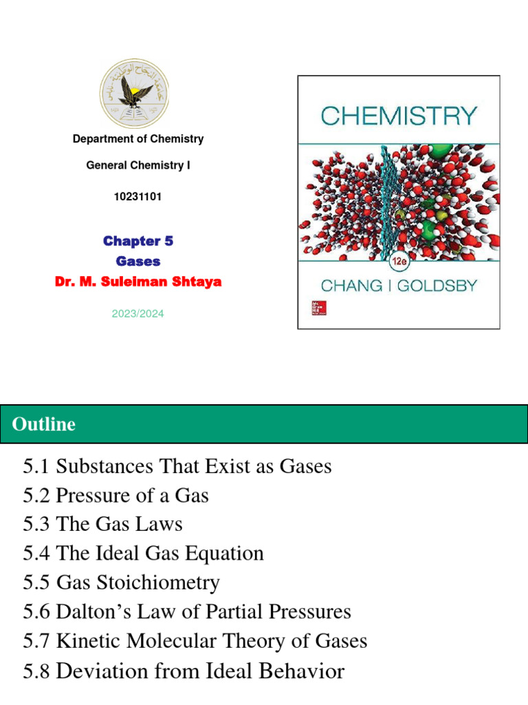 Chapter 5 | PDF | Gases | Thermodynamics