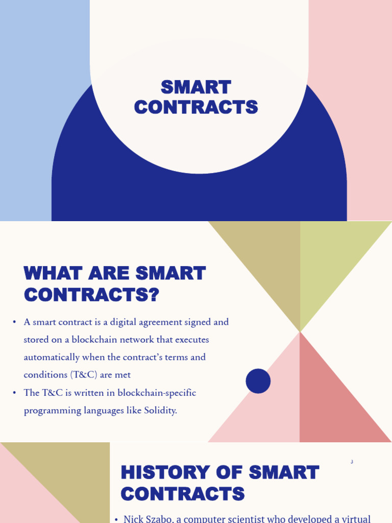 Smart Contracts | PDF | Computing | Computer Science