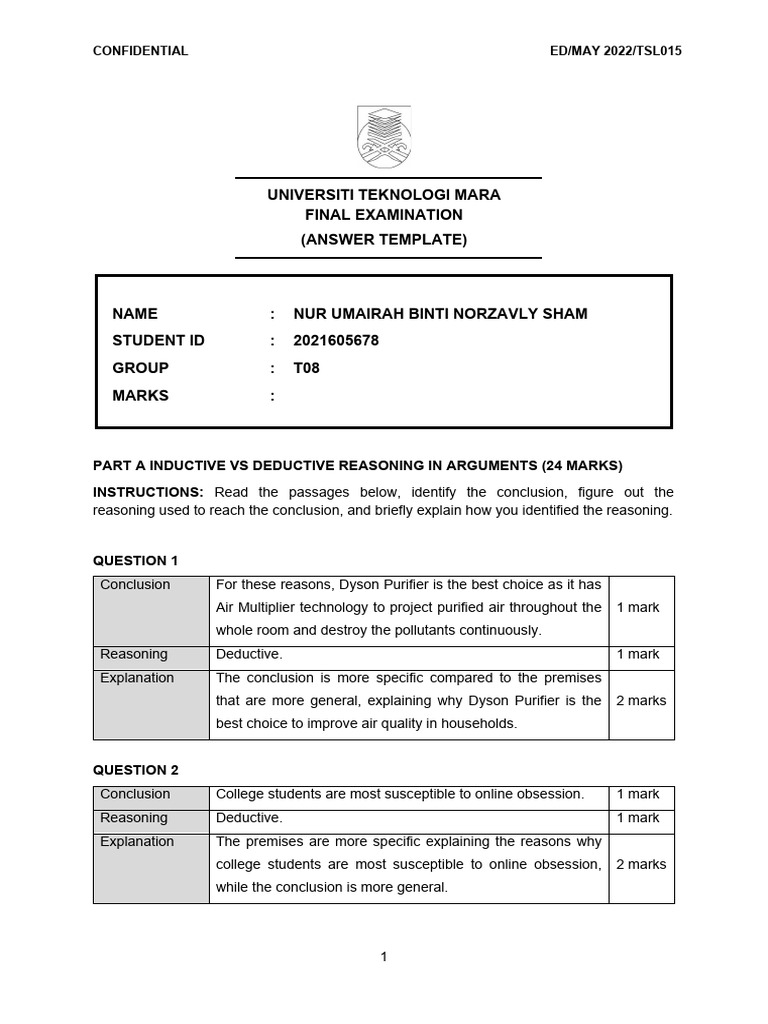 Tsl015 Final Exam May 2022 Answer Template | Download Free PDF ...