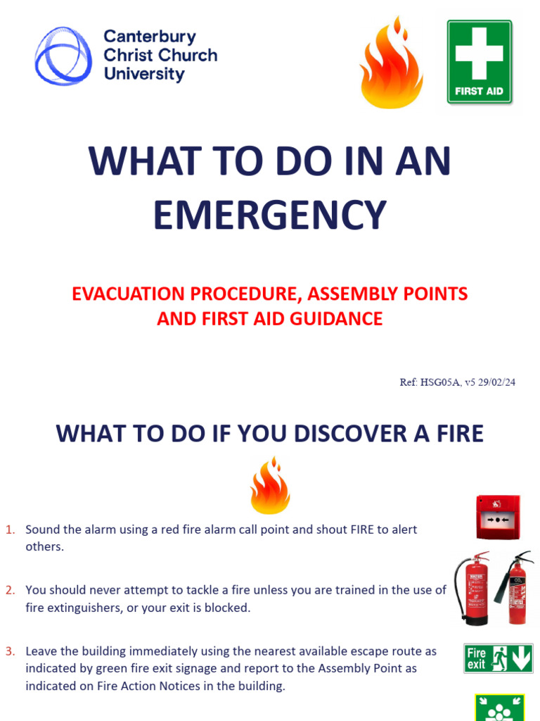 Emergency Evacuation and Assembly Guide | PDF | Hazards | Public Safety