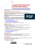 Scaffold Handover Certificate | PDF | Scaffolding
