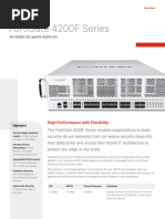 Fortigate 200F Series: Data Sheet | PDF | Computer Network | Cloud Computing