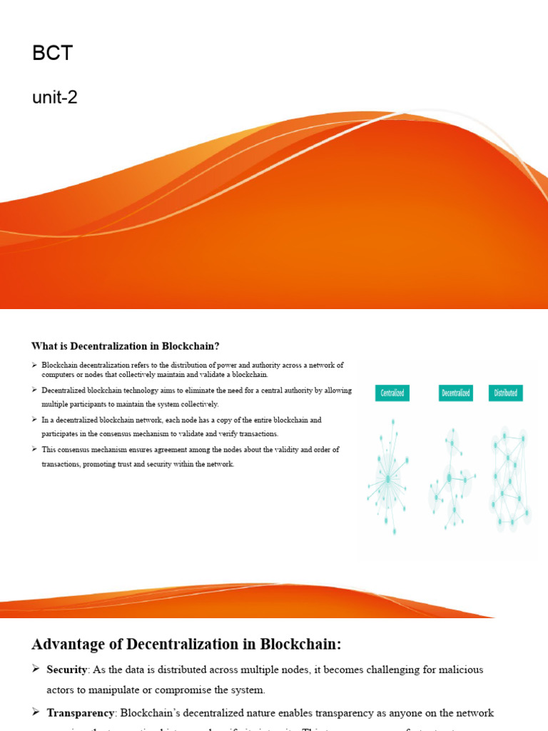 BCT Unit-2 | PDF | Cryptocurrency | Computing